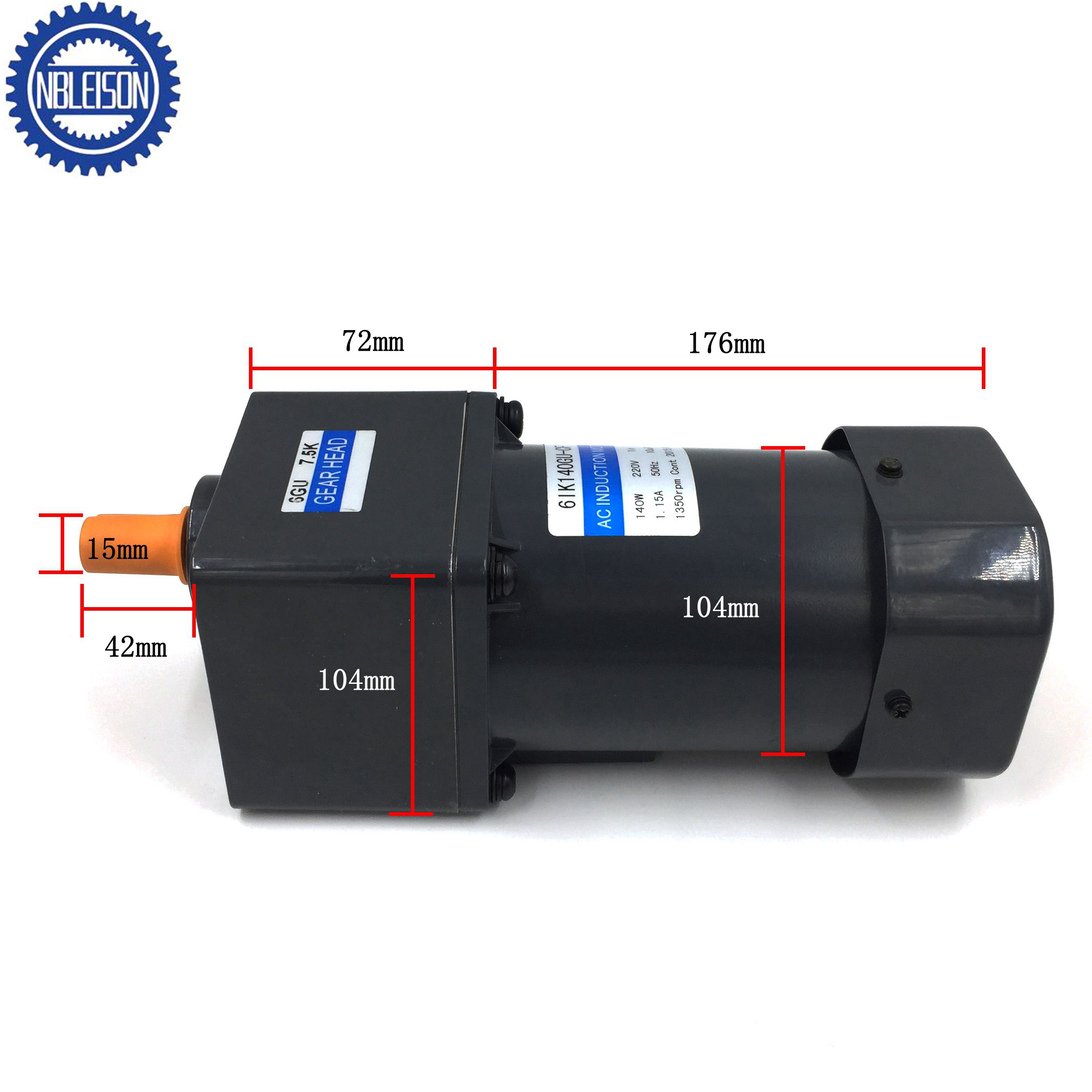 140W Ac Gear Motor,Gear Motor,Induction Motor-NINGBO LEISON MOTOR CO LTD