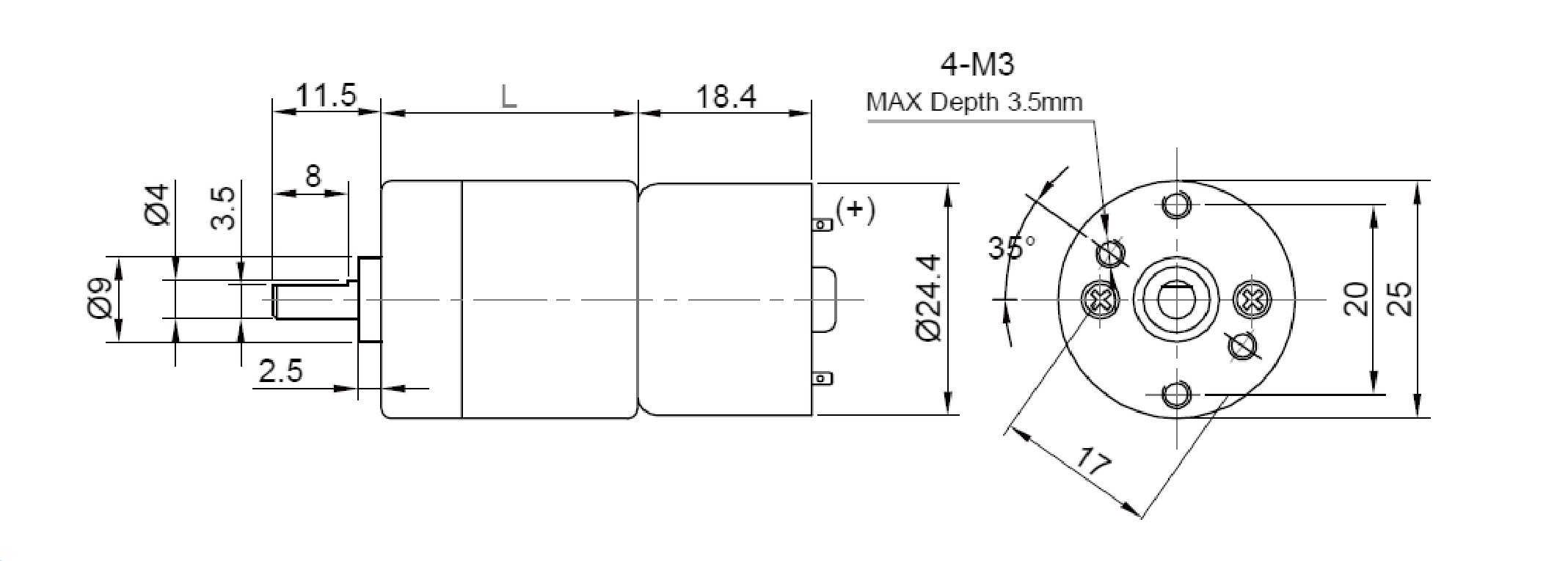 25mm LS-25GA310 Dc Gear Motor, Dc Gearbox Motors-NINGOBO LEISON MOTOR ...